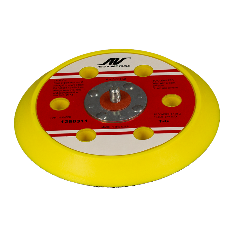 150mm Velcro Backing Pad 5/16" Thread | Sydney Bolts and Fasteners